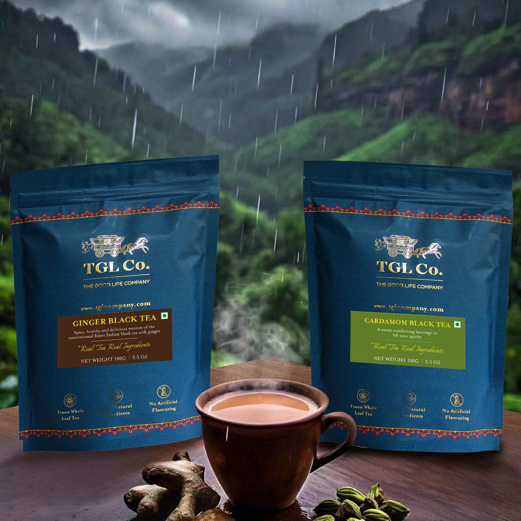 Buy | Premium Online | Cardamom Tea, Ginger Tea & Kadak Masala Milk Tea ...