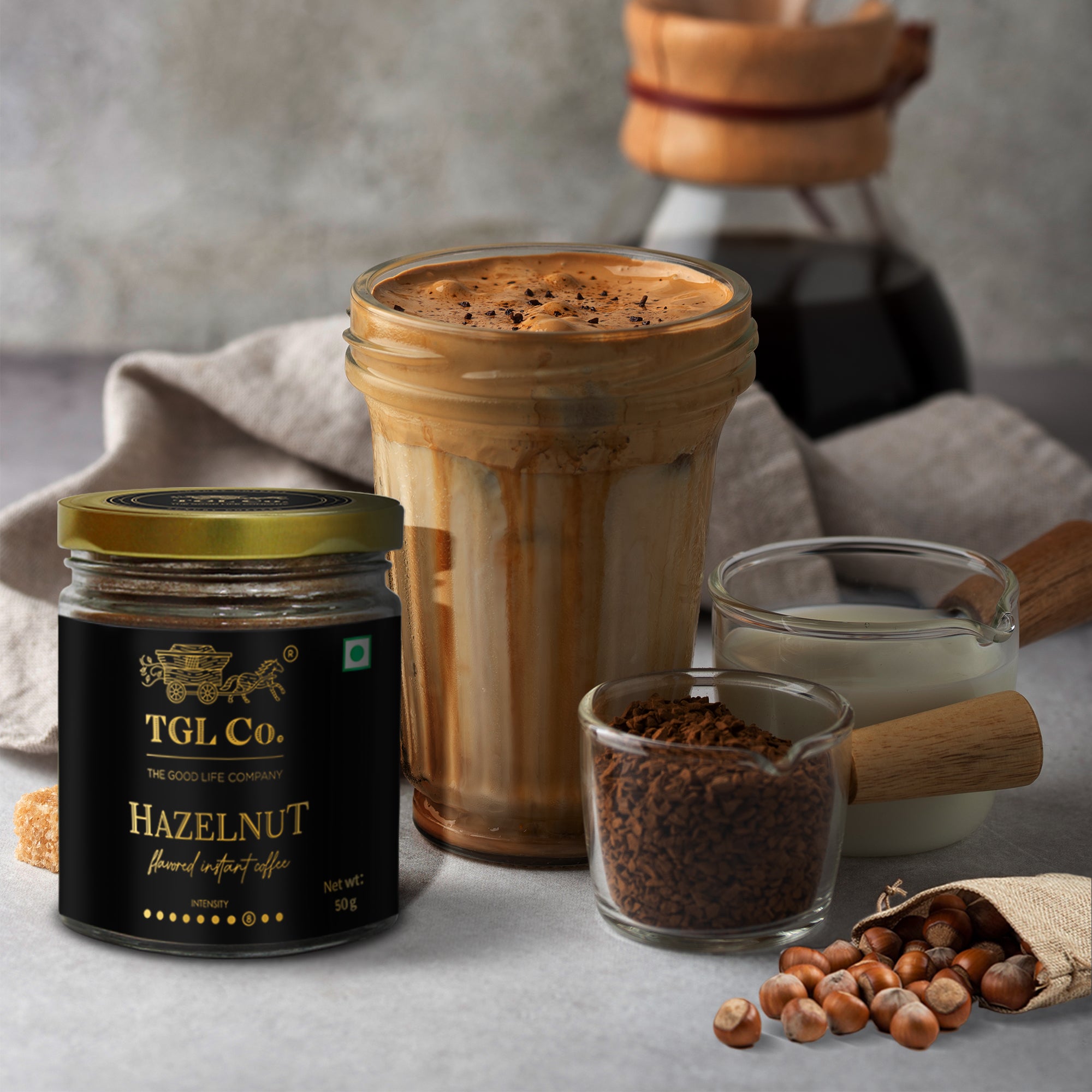 Buy Hazelnut Instant Coffee | Hazelnut Flavored Coffee – The Good Life ...