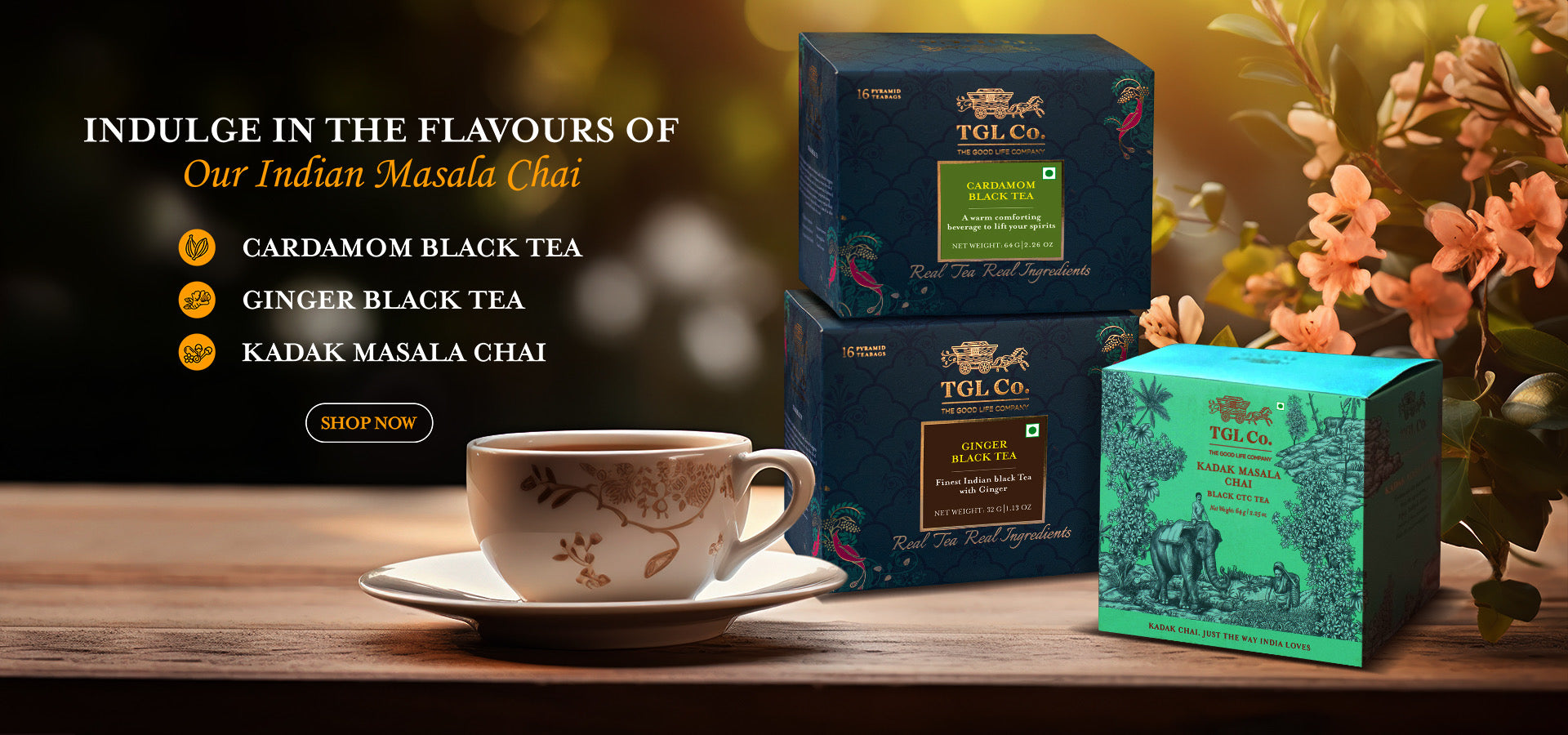 Buy Luxury High Quality Green Black Tea and Coffee Online at TGL Co ...
