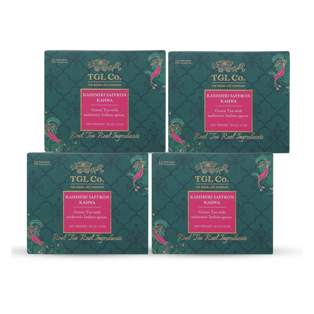 Kashmiri Kahwa Green Tea | Buy Kashmiri Kahwa Tea Online – The Good ...