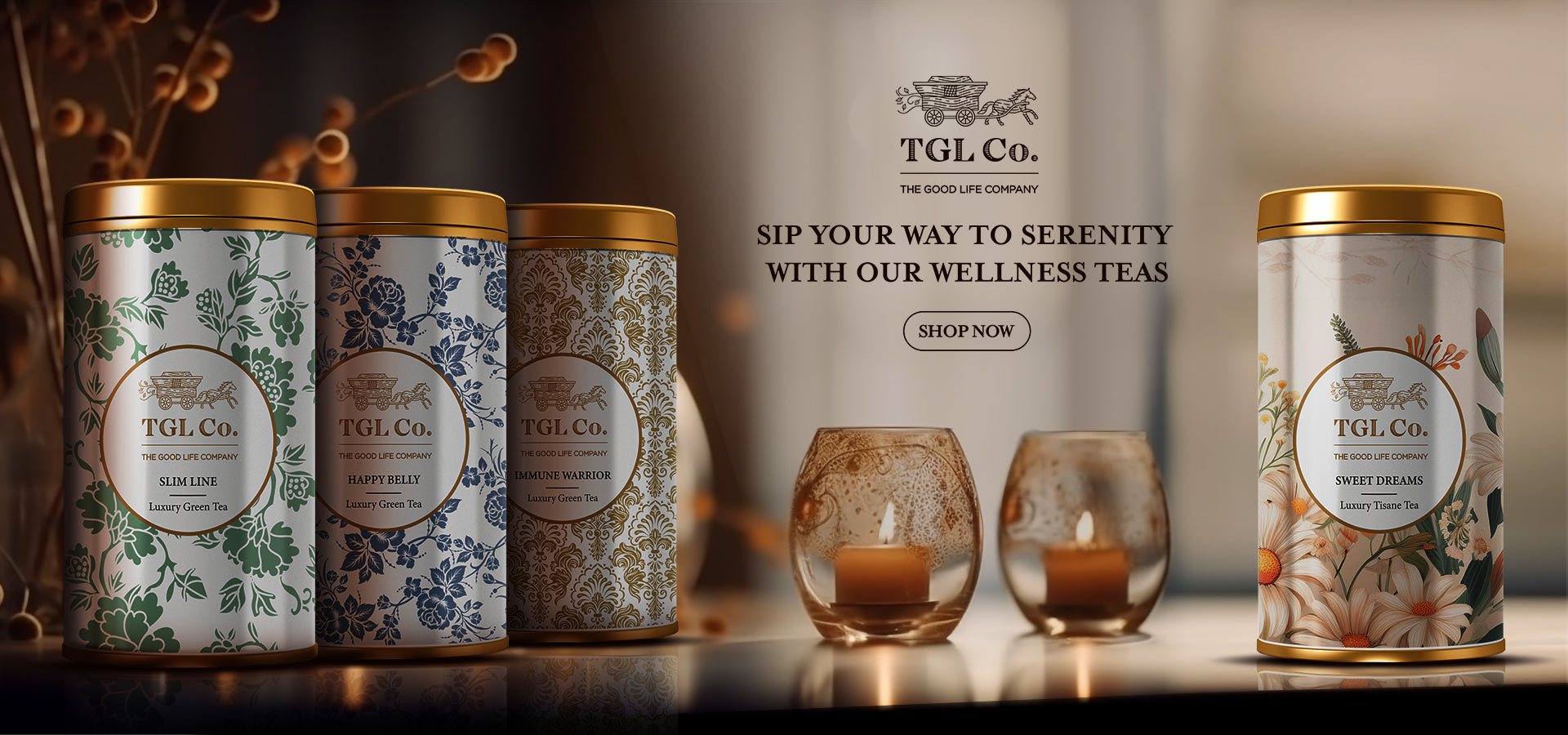 Buy Luxury High Quality Green Black Tea and Coffee Online at TGL Co ...